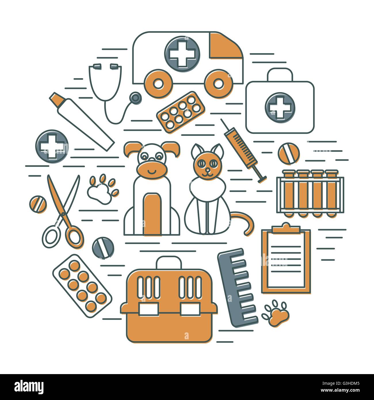 Vet Logo Clipart Icons