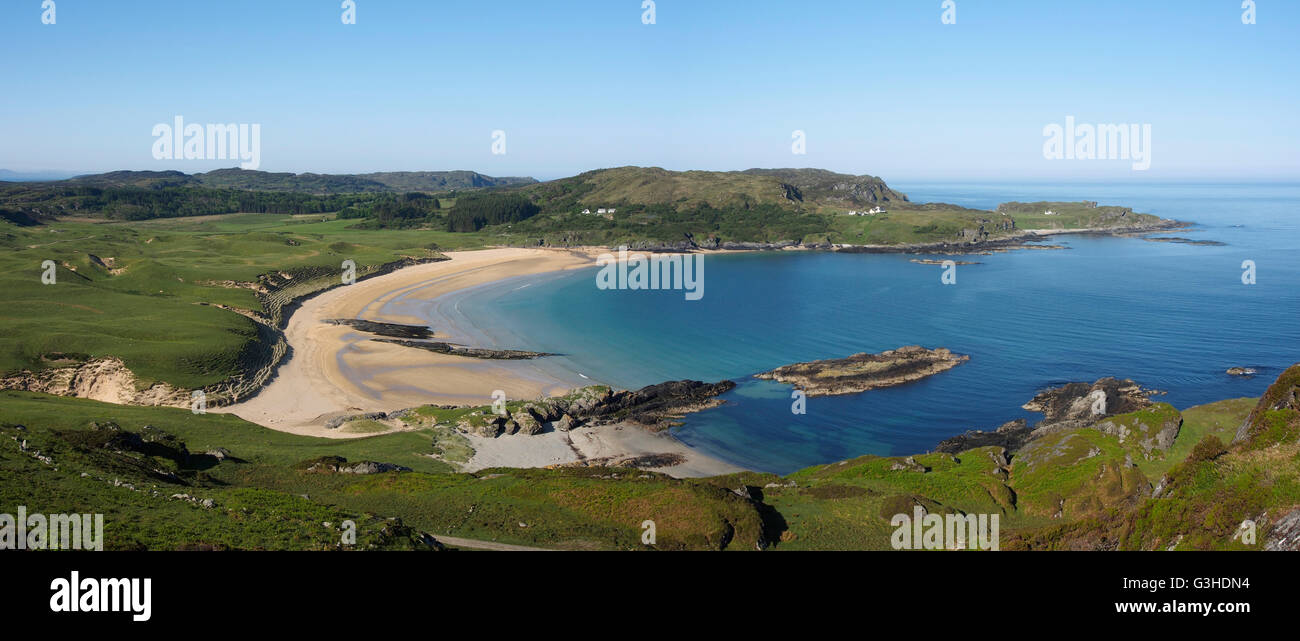 Kiloran bay from Carnan Eoin, Colonsay Stock Photo - Alamy
