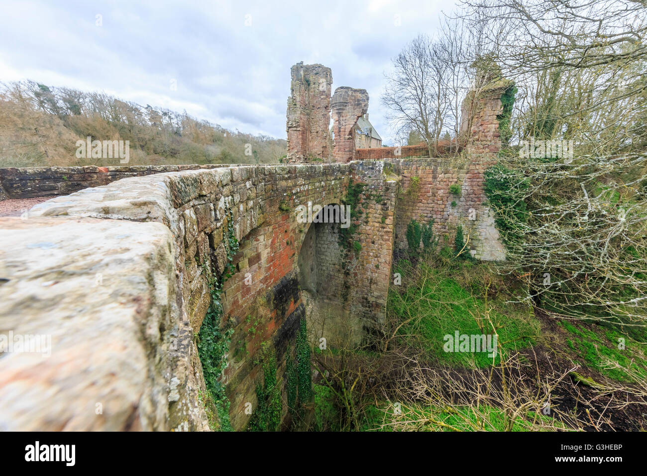 The historical Rosslyn Castle at Edinburgh, Scotland Stock Photo - Alamy
