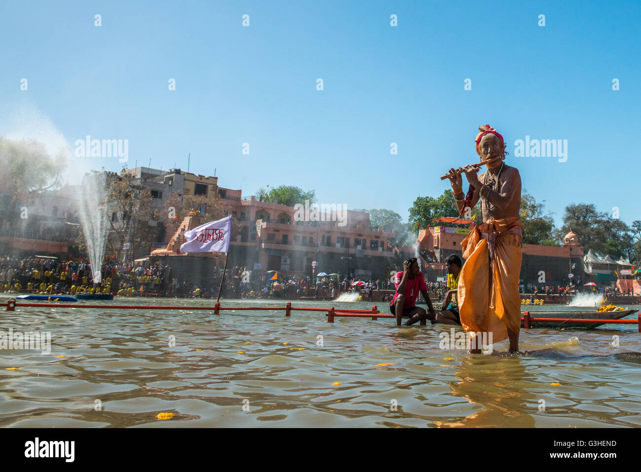 Naga sadhu kumbh mela ujjain hi-res stock photography and images - Alamy