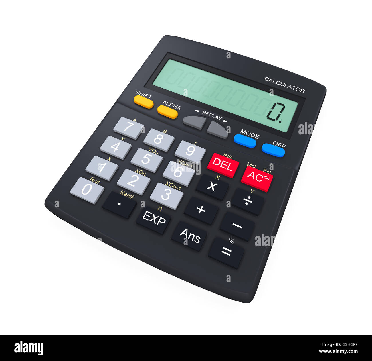 Calculator and House Icon Stock Photo - Alamy