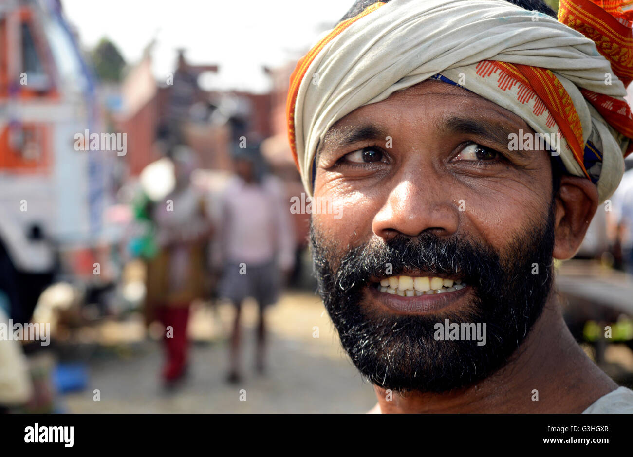 Food Market Worker Stock Photo - Alamy