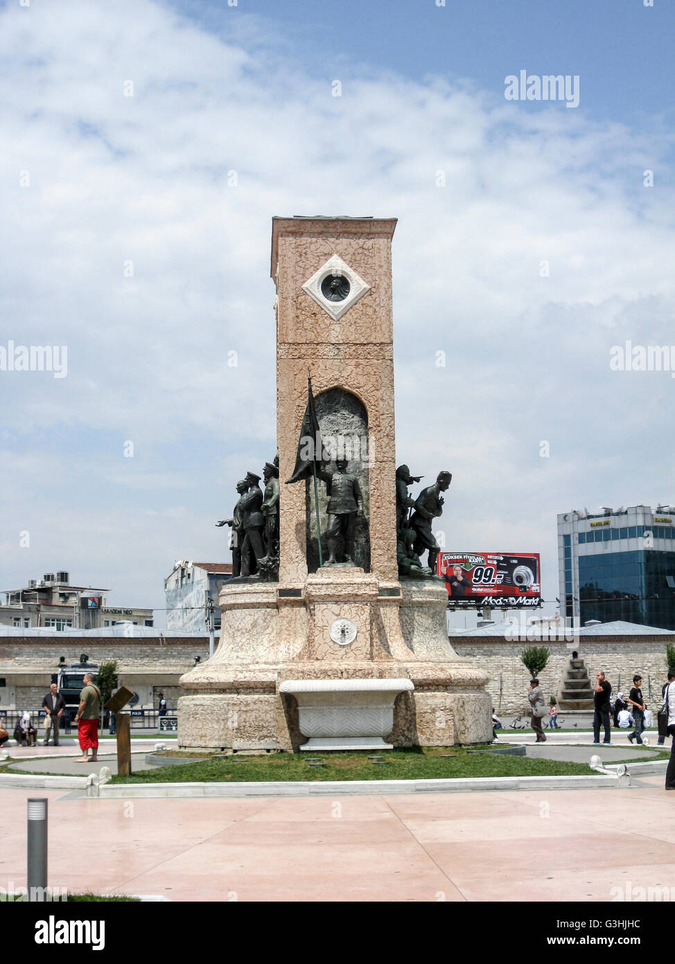 Republic monument taksim square istanbul hi-res stock photography and ...