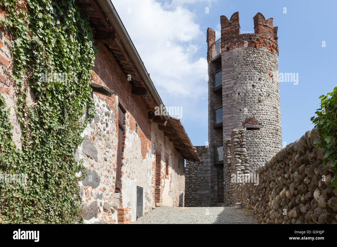 The Medieval village of Ricetto di Candelo, Italy Stock Photo - Alamy