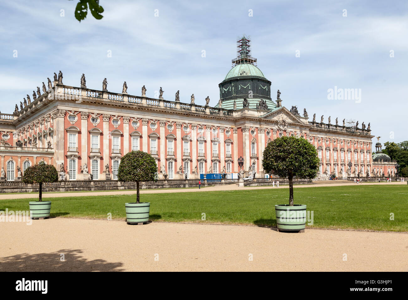 Neues Palais Potsdam Prussian Palace Germany Stock Photo - Alamy