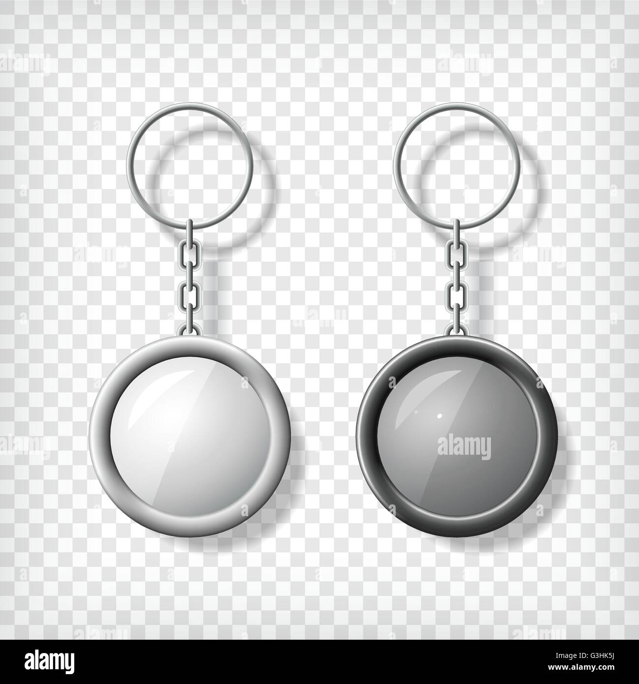 Key chain holder Stock Vector Images - Alamy