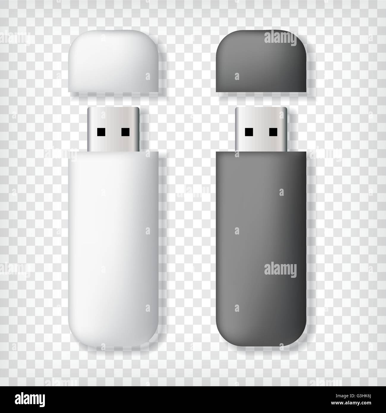 Two usb memory sticks mockup Stock Vector Image & Art - Alamy