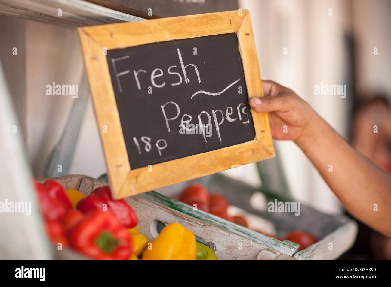 Hand holding signage words hi-res stock photography and images - Alamy