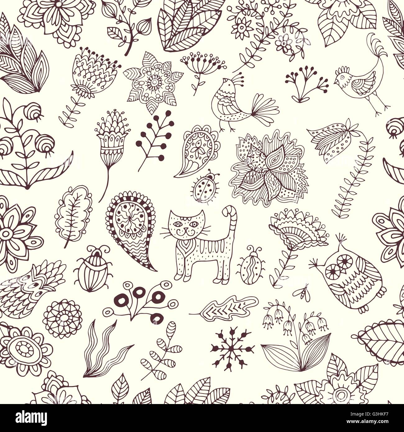 Loral art Stock Vector Images - Alamy