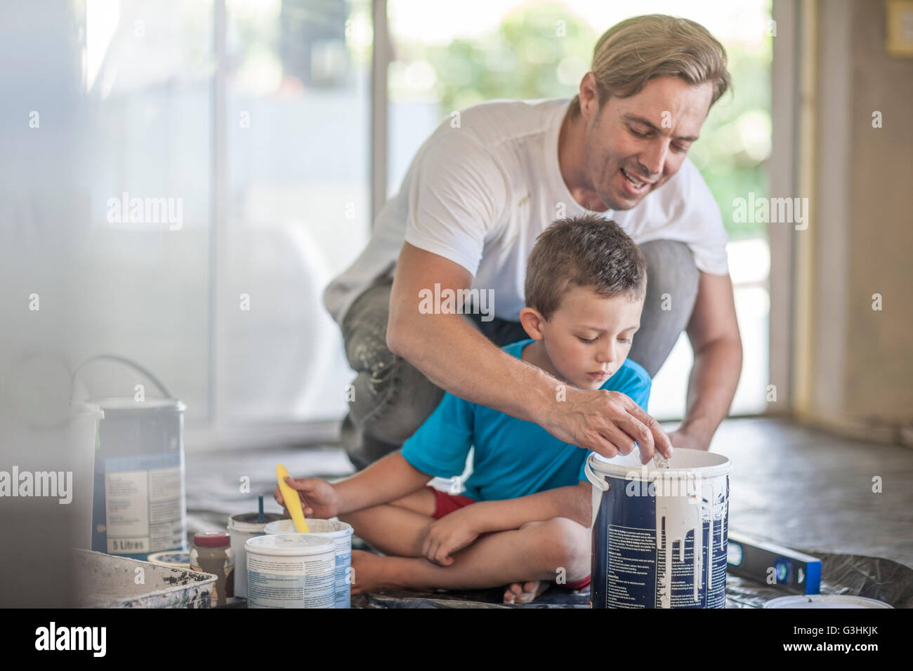 Mix paint hi-res stock photography and images - Alamy