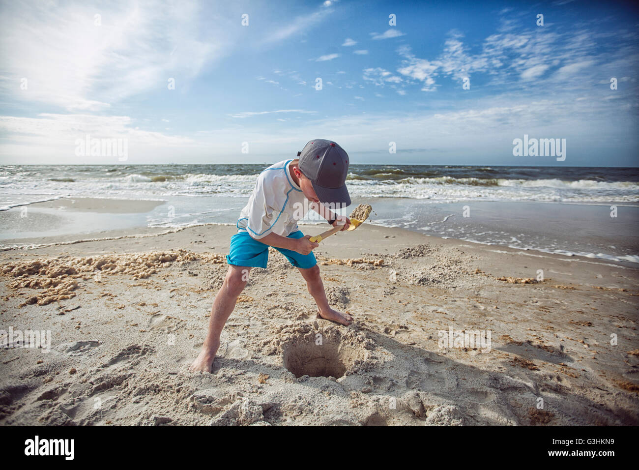 Sand hole beach hi-res stock photography and images - Alamy