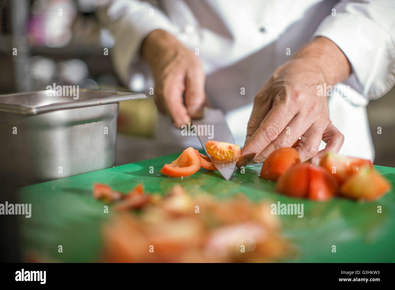 Stand restaurant table cook hi-res stock photography and images - Alamy