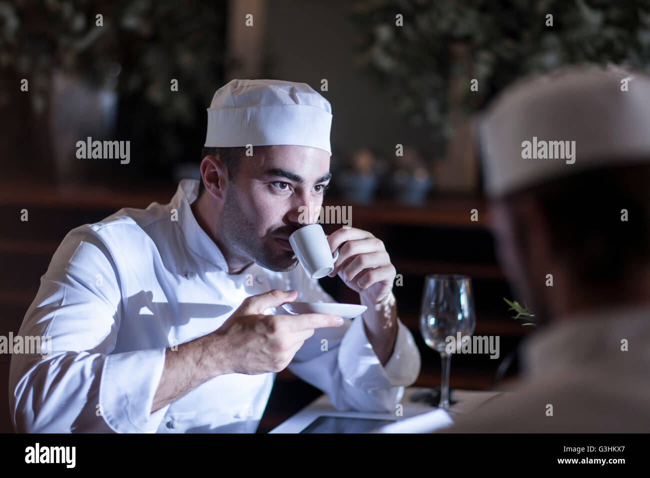 Real chef coffee hi-res stock photography and images - Alamy