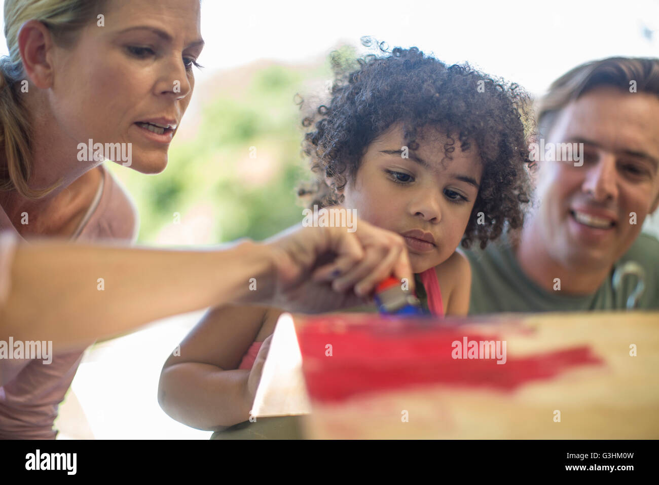 Doing crafts hi-res stock photography and images - Alamy
