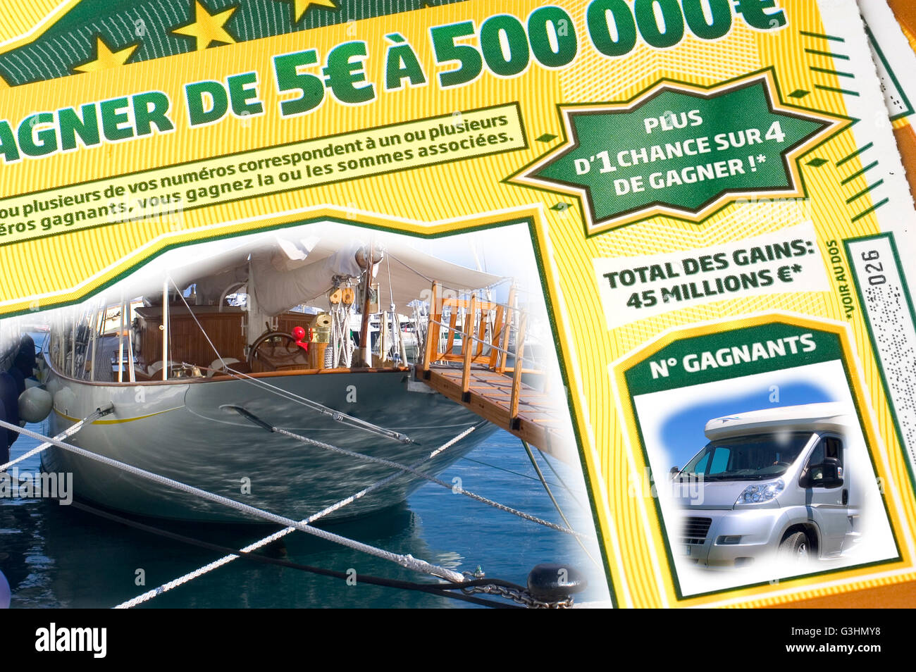 play scratch cards French Stock Photo - Alamy