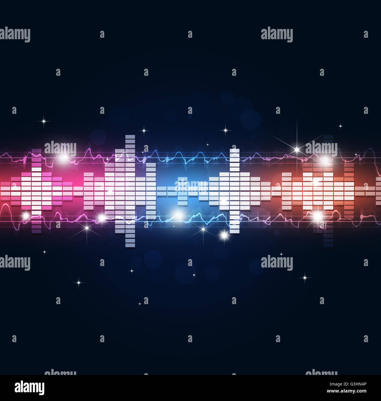 abstract music equalizer multicolor background for party events Stock ...