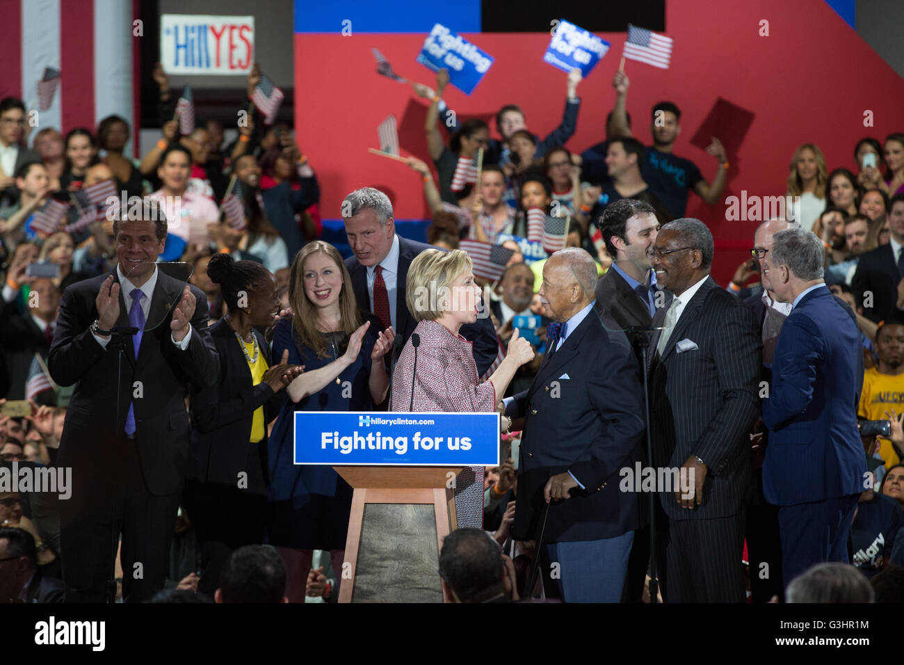 New York City, United States. 19th Apr, 2016. Hillary Clinton at the ...