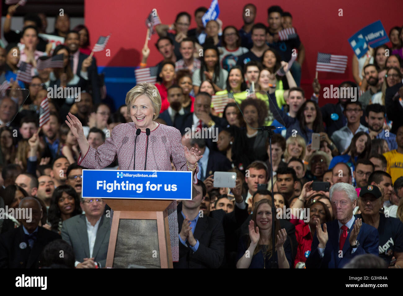 New York City, United States. 19th Apr, 2016. Hillary Clinton at the ...