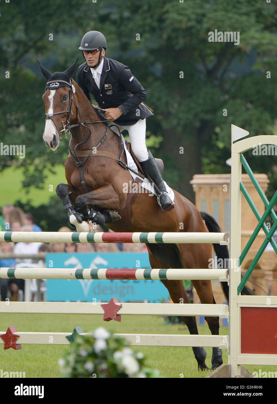 Andrew Nicholson riding Jet Set IV in action in the Equitrek CCI ...