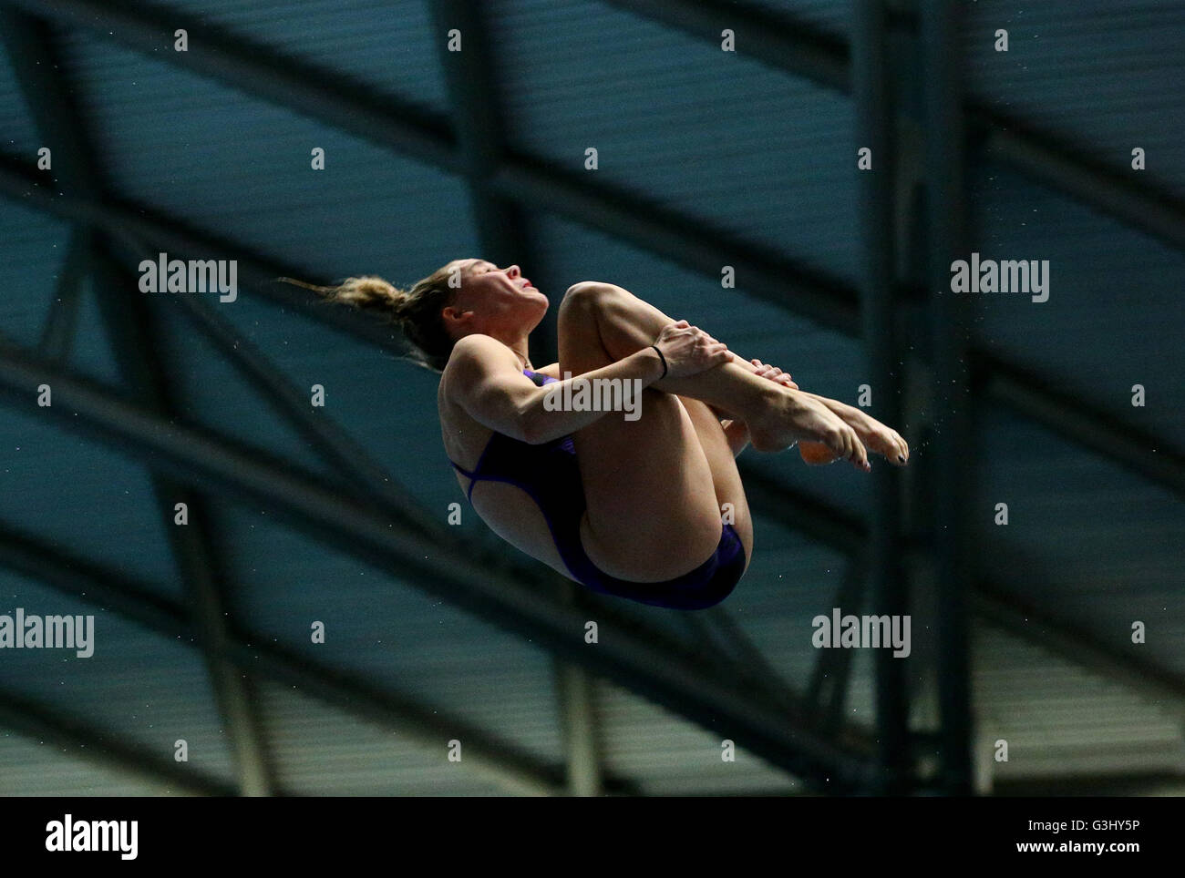 Grace Reid competes in the Women 3m, Final during day three of the ...
