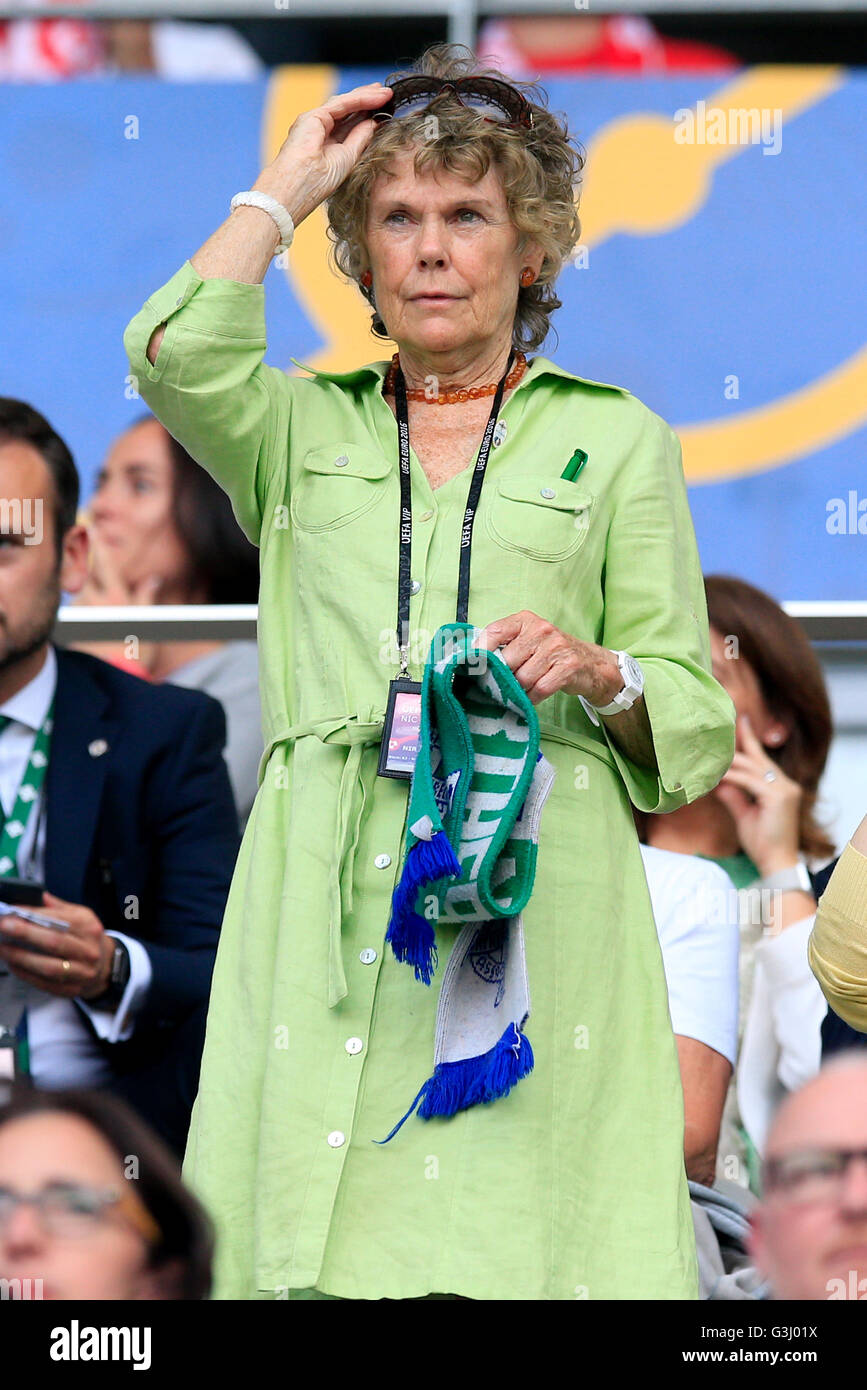 Kate Hoey in the stands during the UEFA Euro 2016, Group C match at the ...