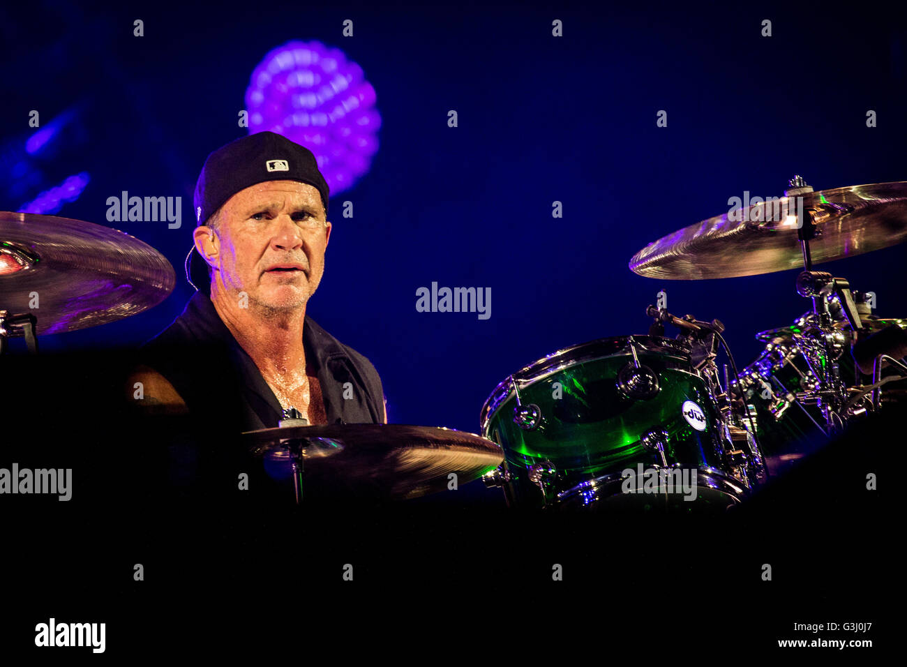 Chad Smith of the american funk rock band Red Hot Chili Peppers ...