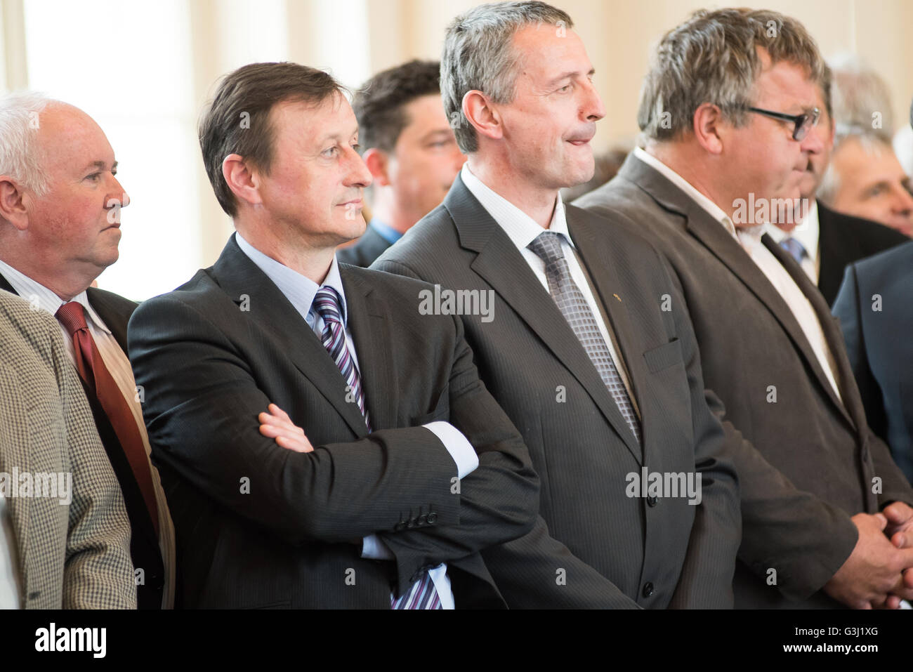 Peter Prevc's father at the ceremony where Peter Prevc received Golden ...