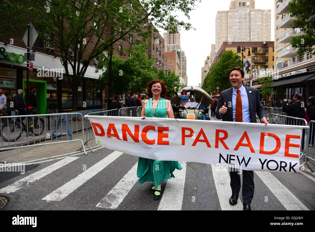 The tenth annual NYC dance parade filed along University Place before ...