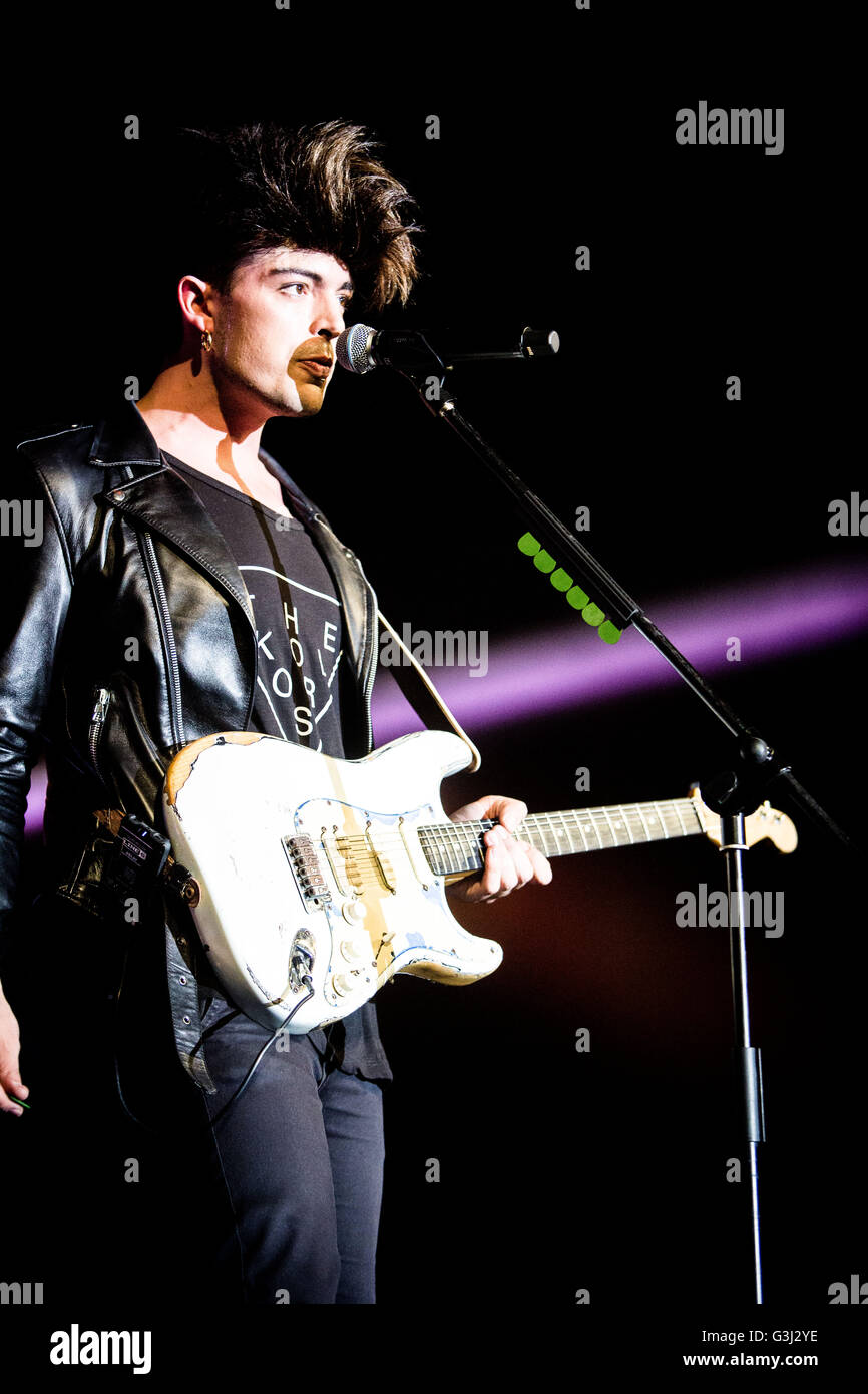 Stash Fiordispino of the Italian pop rock band The Kolors pictured on ...