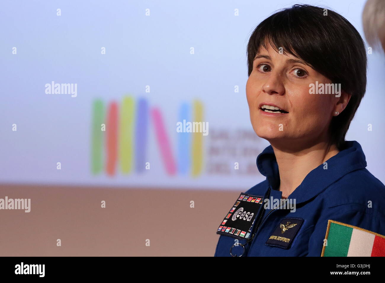 The italian European Space Agency astronaut Samantha Cristoforetti guest at XXIV Turin ...