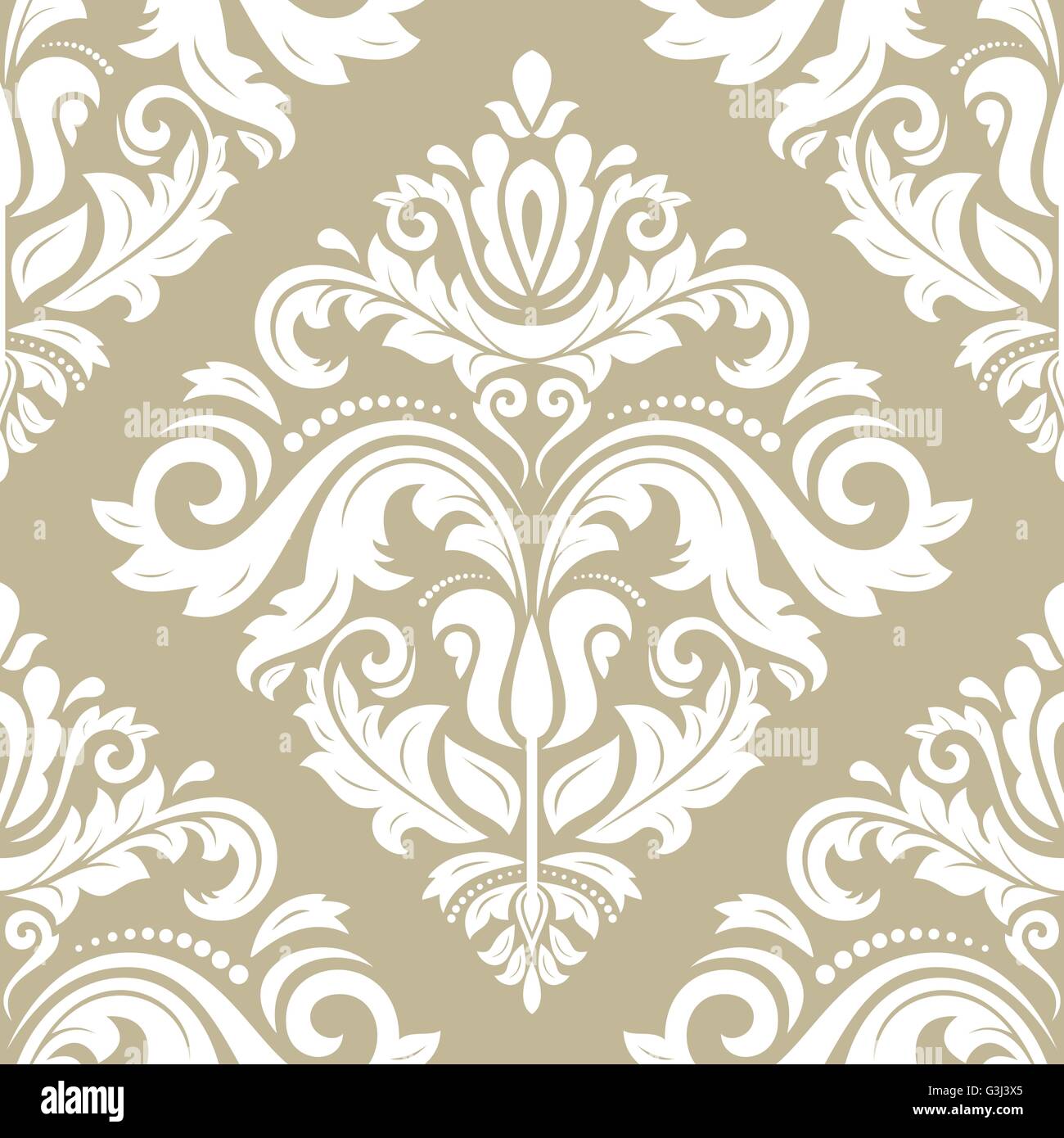 Seamless Vector Wallpaper in the Style of Baroque Stock Vector Image & Art - Alamy