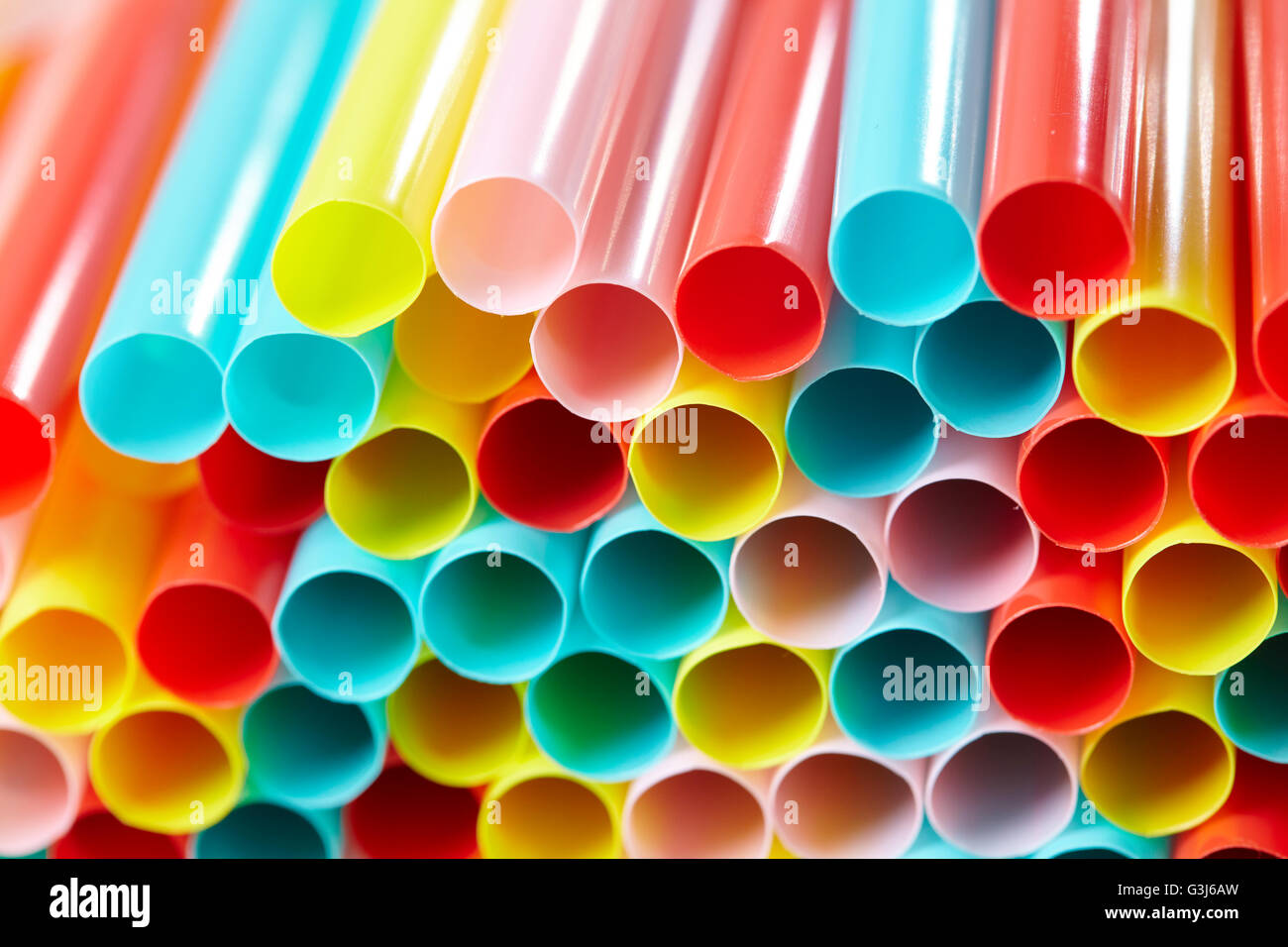 straw for cocktails closeup Stock Photo - Alamy