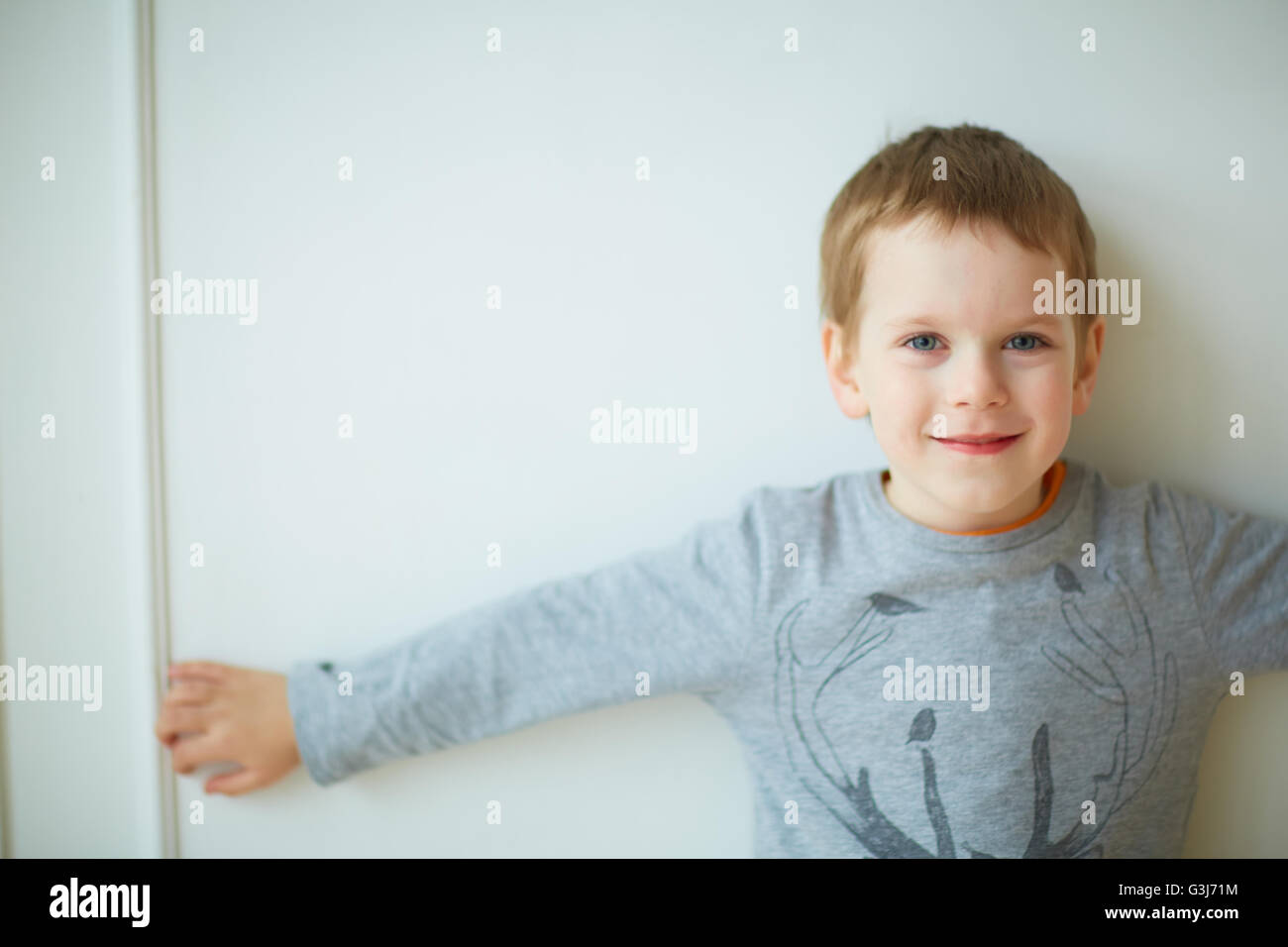 nice boy smiling Stock Photo - Alamy