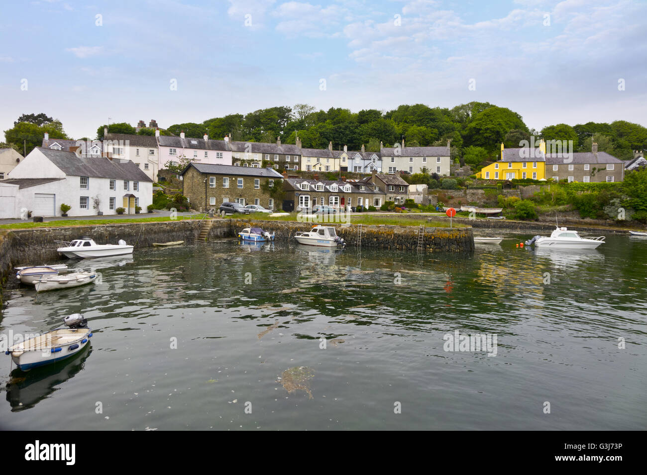 harbour Quay Strangford village Stock Photo - Alamy