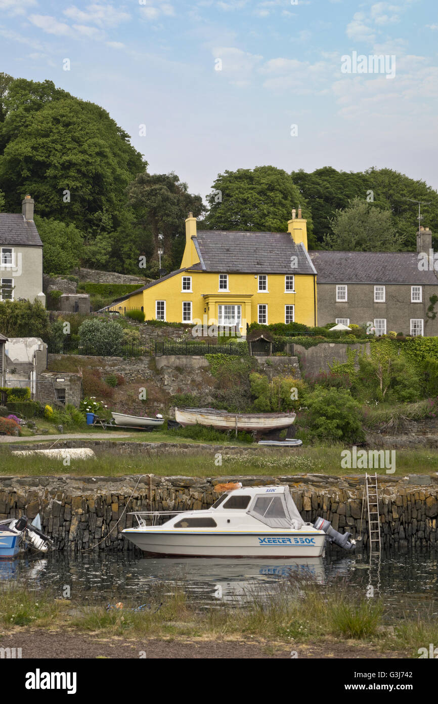 harbour Quay Strangford village Stock Photo - Alamy