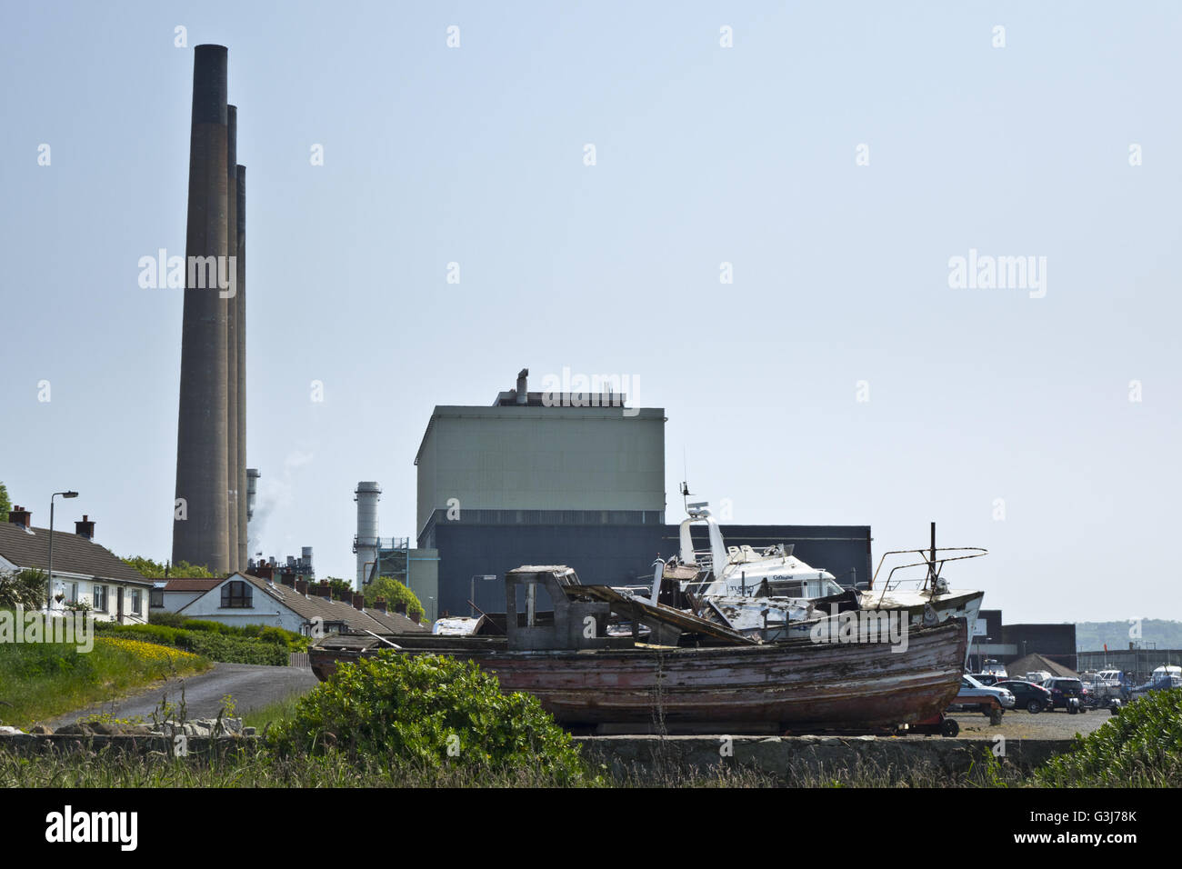 Ballylumford power station hi-res stock photography and images - Alamy