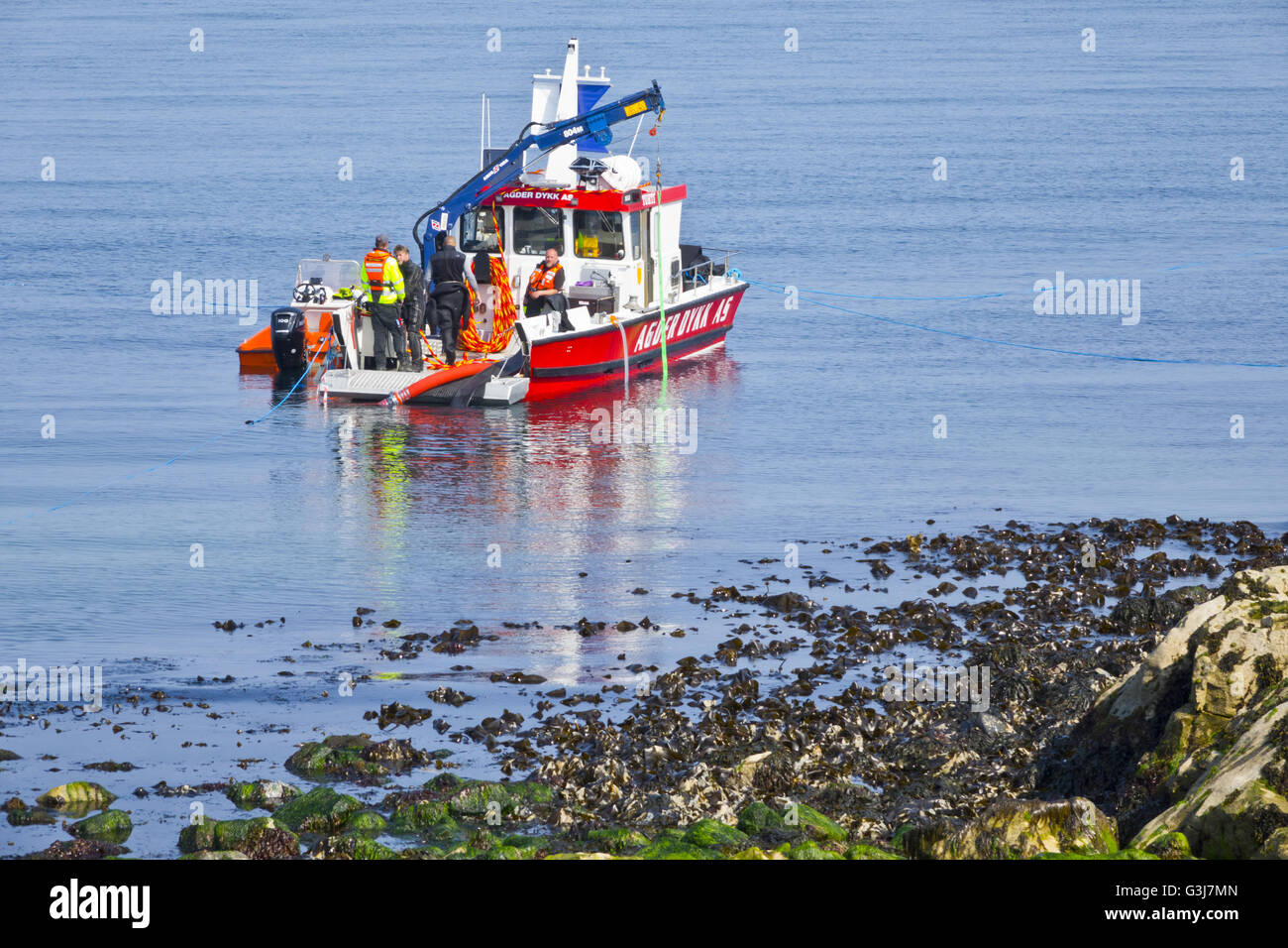 dive boat divers Moyle Interconnector Portmuck Islandmagee Northern ...