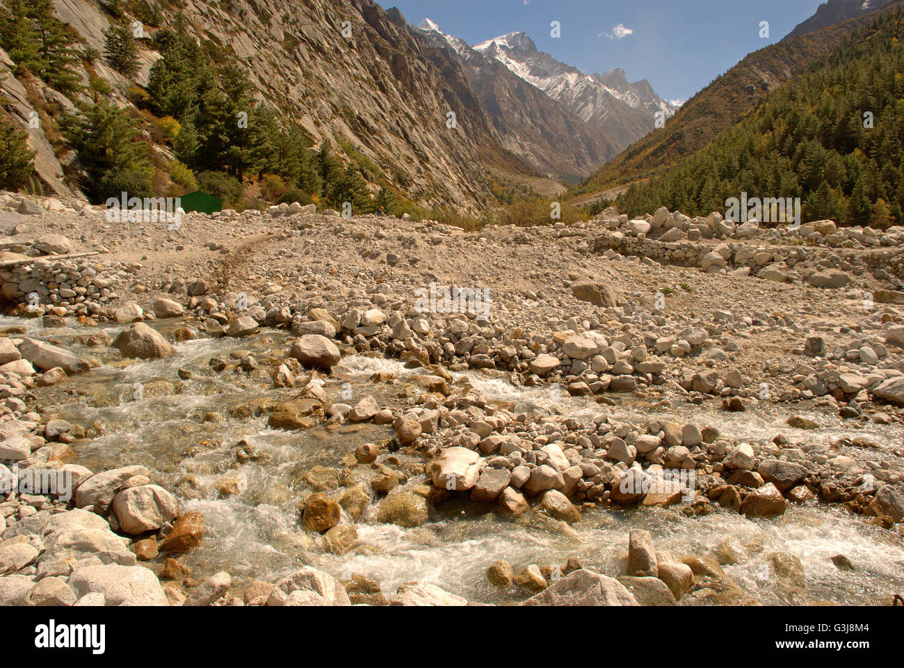 Gangotri National Park and trekking trail to Gaumukh, the source of ...