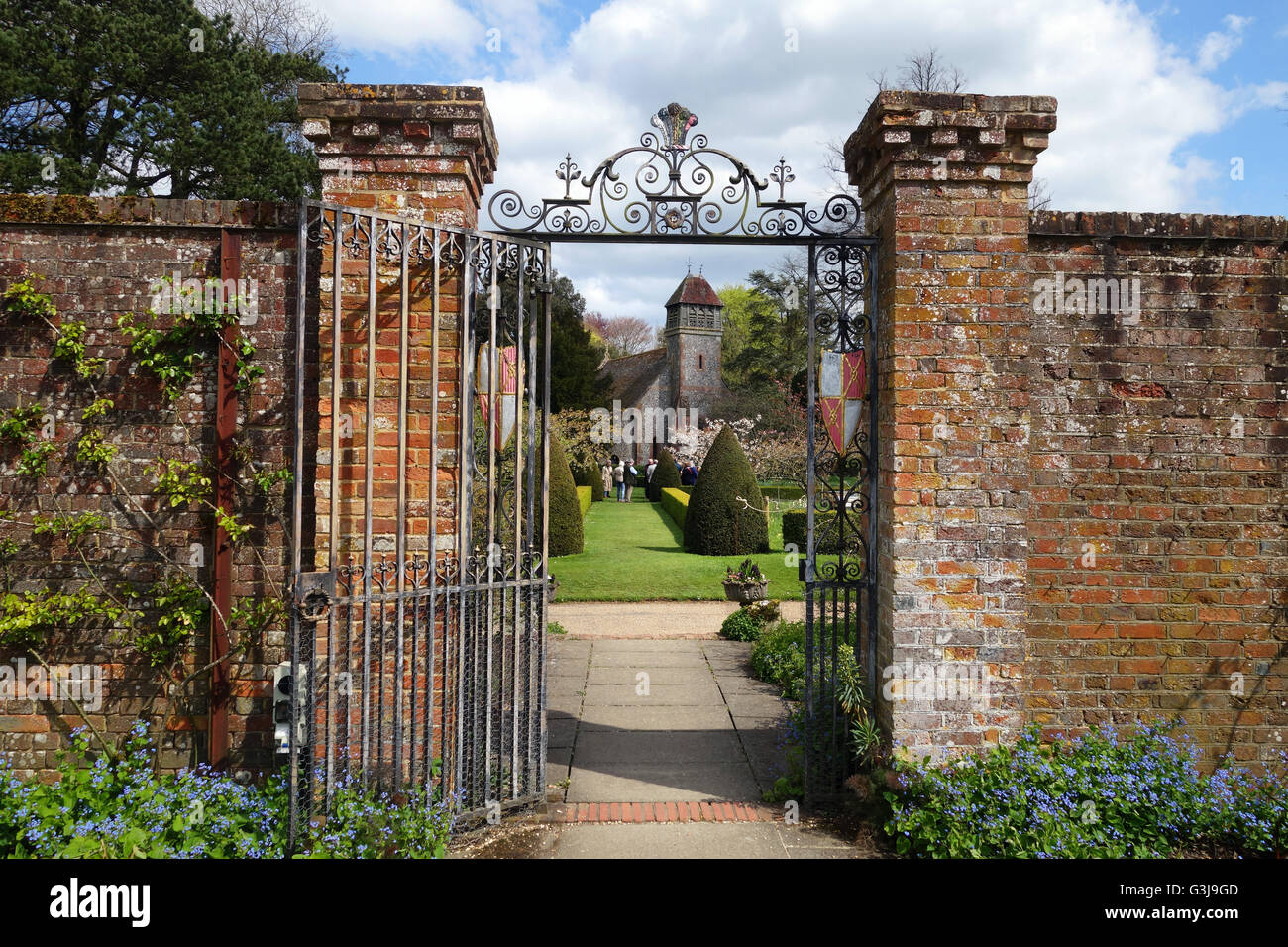 Hinton Ampner Church and gardens Bramdean, Hampshire, England, UK Stock ...