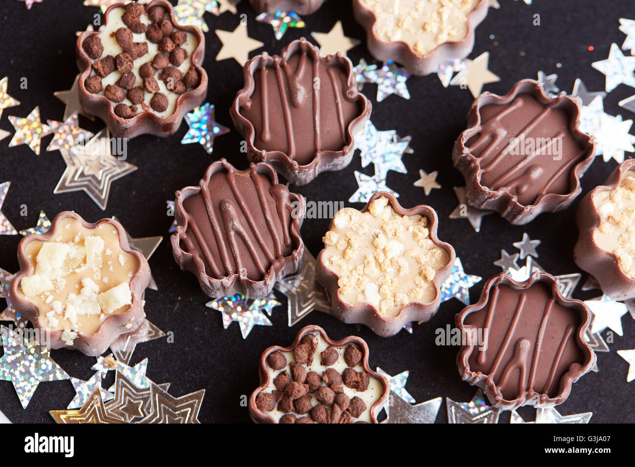 delicious chocolate candies Stock Photo - Alamy
