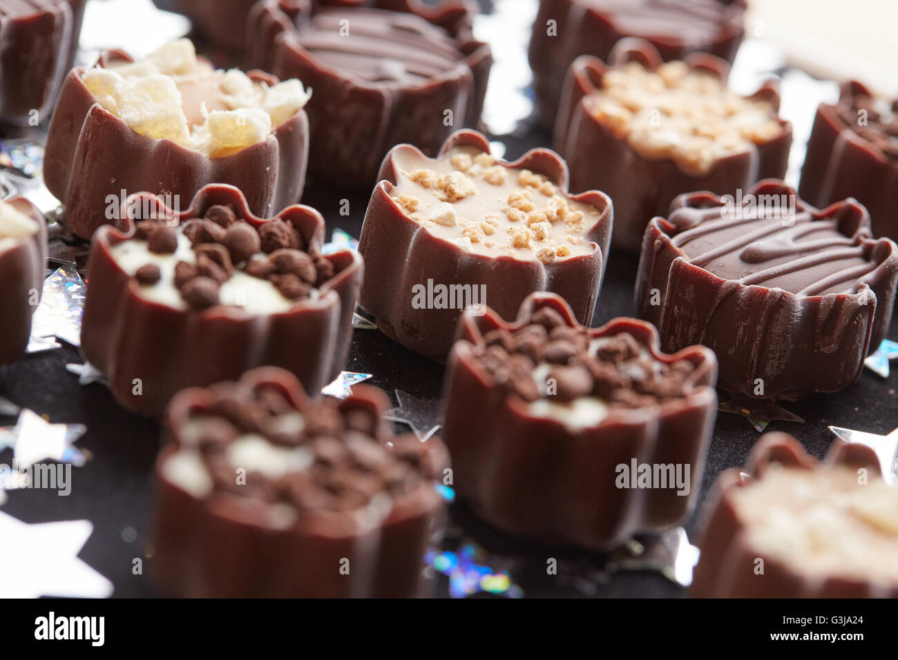 delicious chocolate candies Stock Photo - Alamy