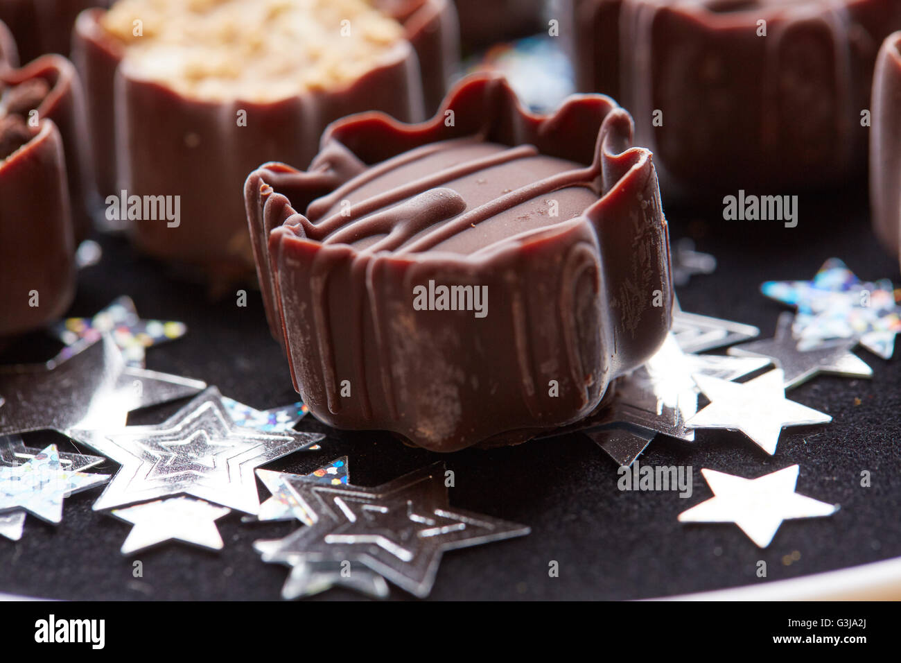 delicious chocolate candies Stock Photo - Alamy