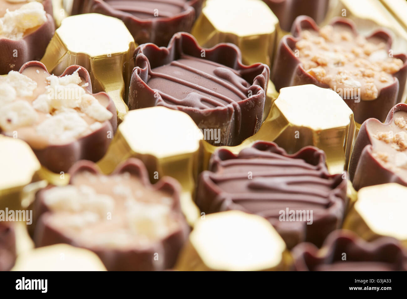 delicious chocolate candies Stock Photo - Alamy
