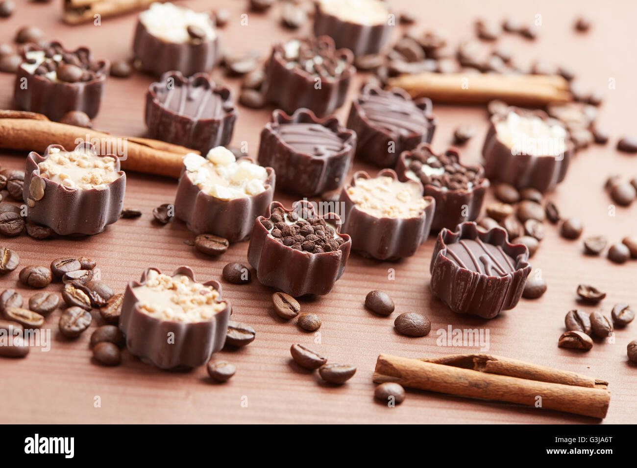 delicious chocolate candies Stock Photo - Alamy
