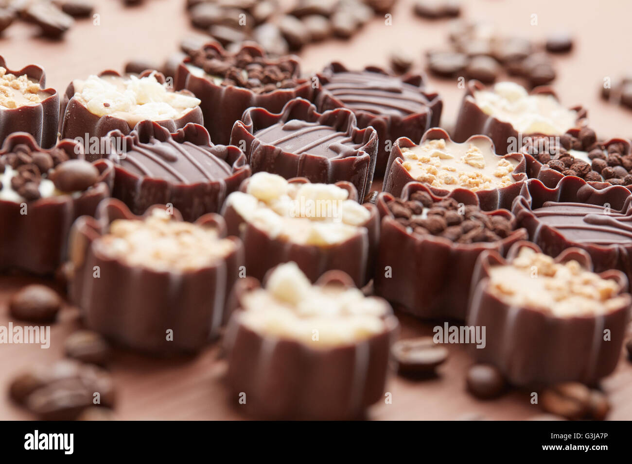 delicious chocolate candies Stock Photo - Alamy