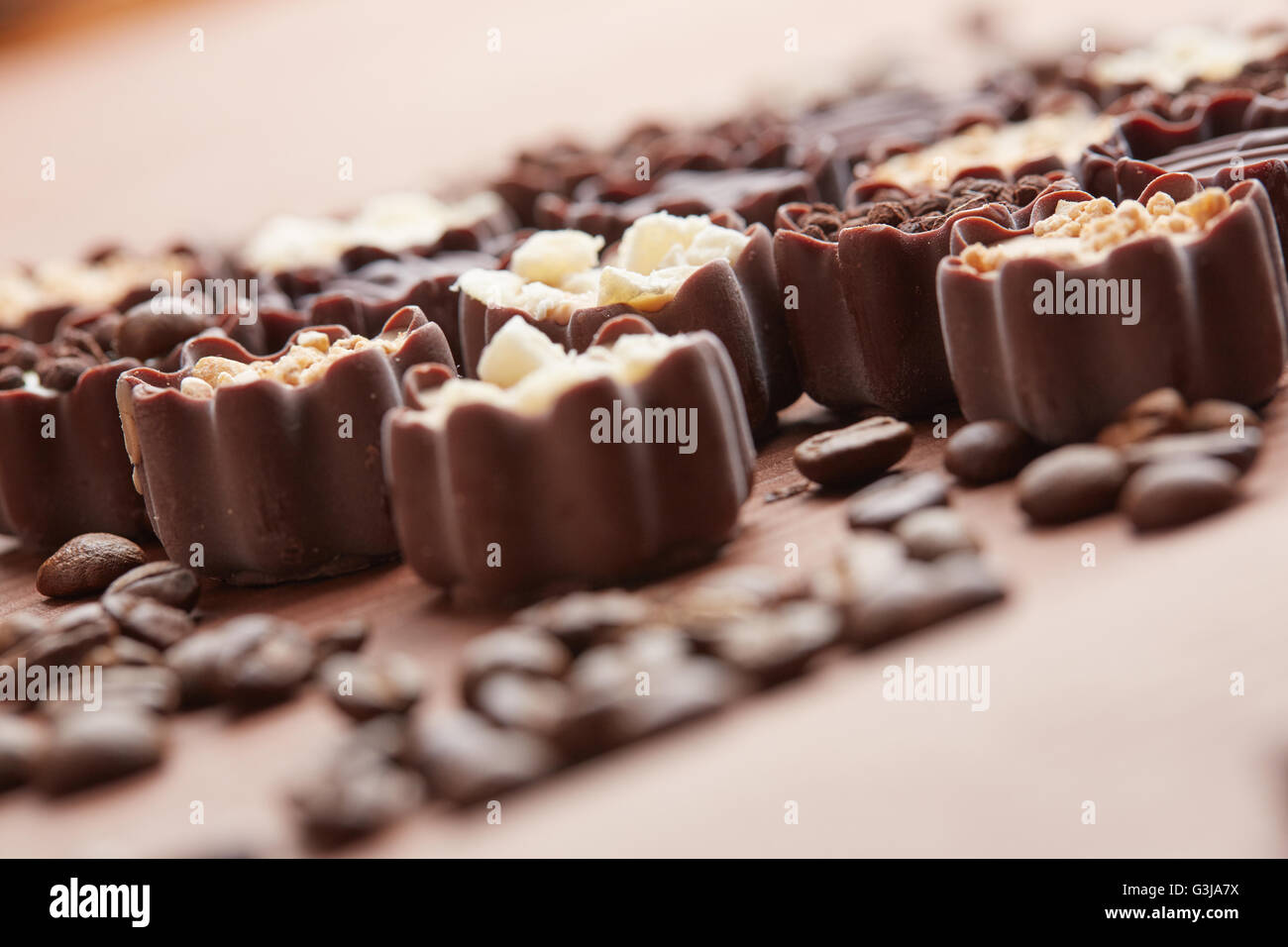 delicious chocolate candies Stock Photo - Alamy
