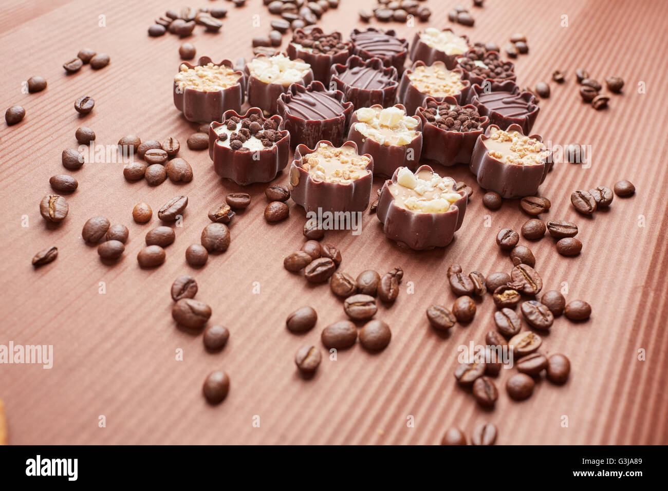 delicious chocolate candies Stock Photo - Alamy