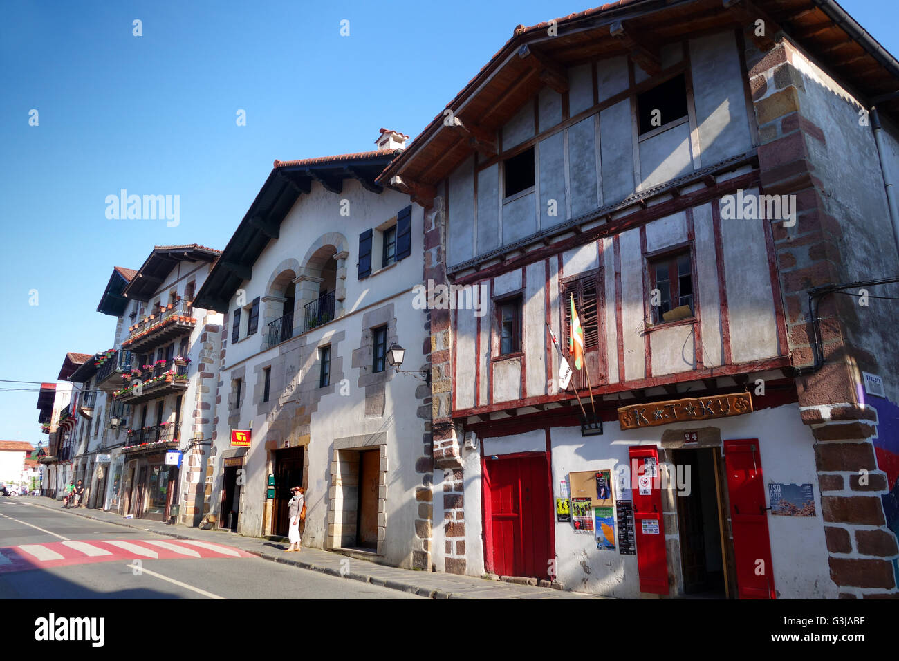 Bera de Bidasoa Basque country Navarre Spain Vera de Bidasoa Stock ...