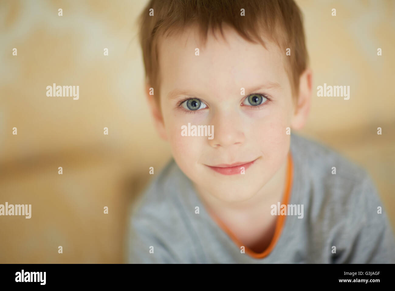 nice boy smiling Stock Photo - Alamy