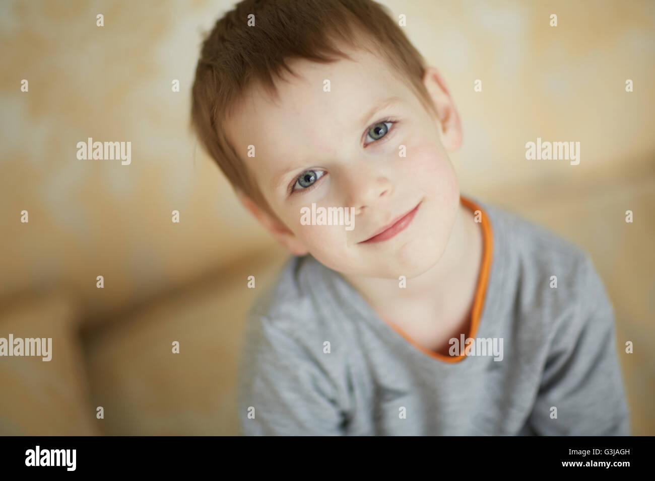 nice boy smiling Stock Photo - Alamy